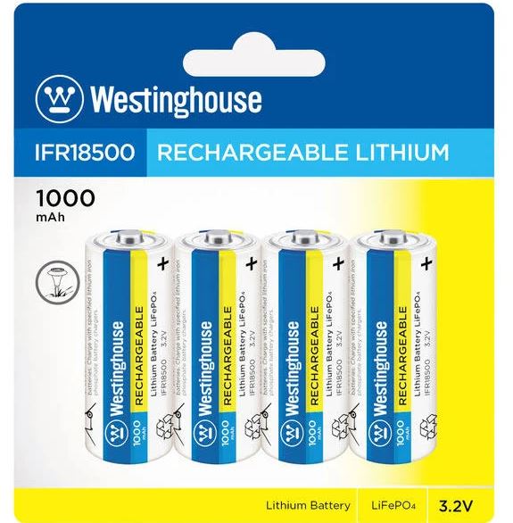 18500 Battery 4-Pack (Long Lasting) – Battery World