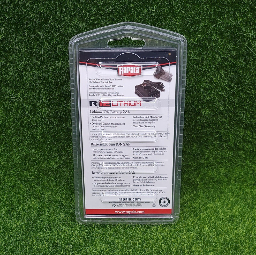 Rapala Replacement Battery R12 12v 2ah For Fillet Tools – Battery World